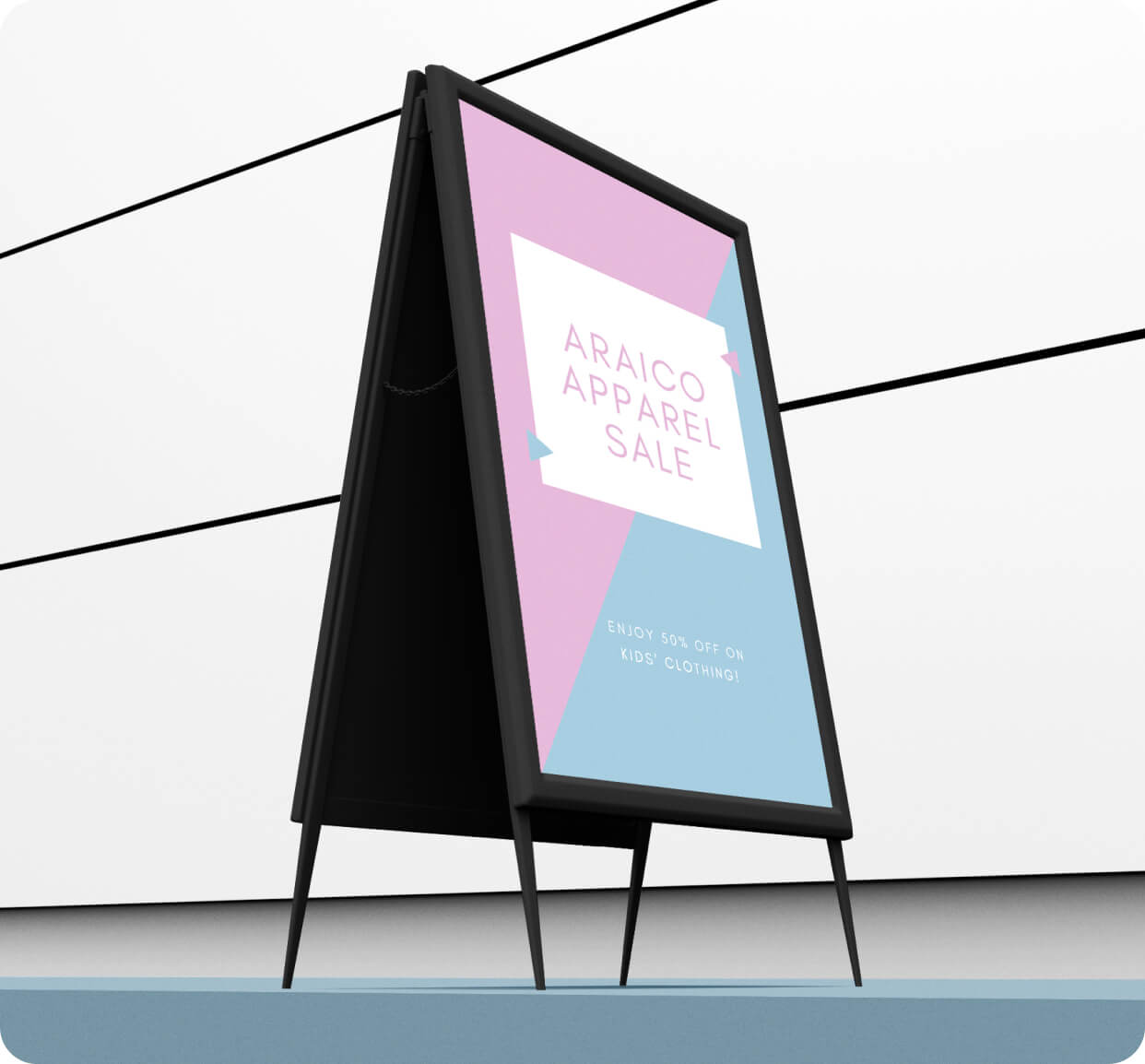 Sandwich Signs - Foldable Signs for Outdoor Use | eprintfast - USA